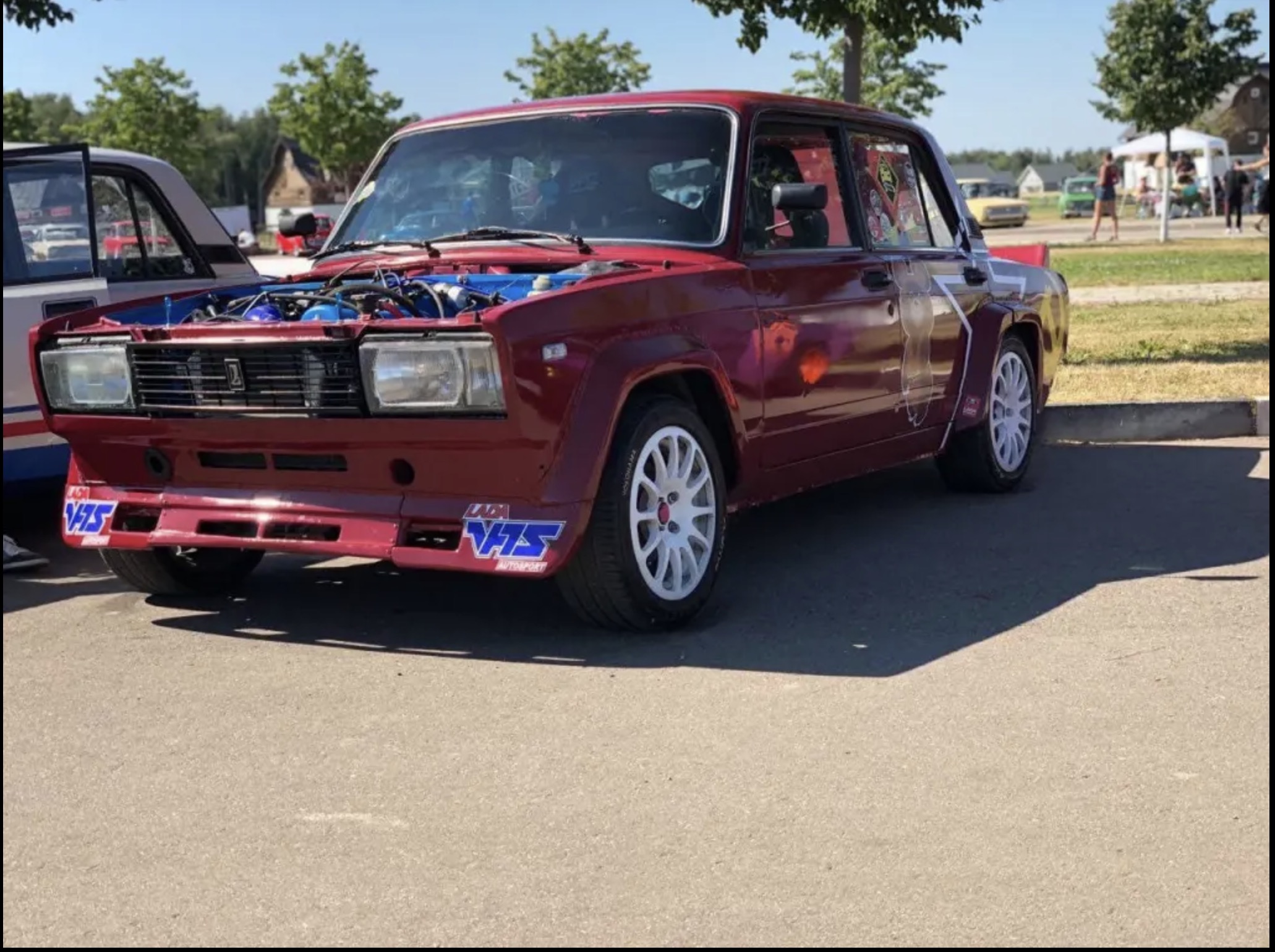 Tuning: Lada 2104, 2105, 2107 Wheel Arches Fender Flares With Front Lip ...